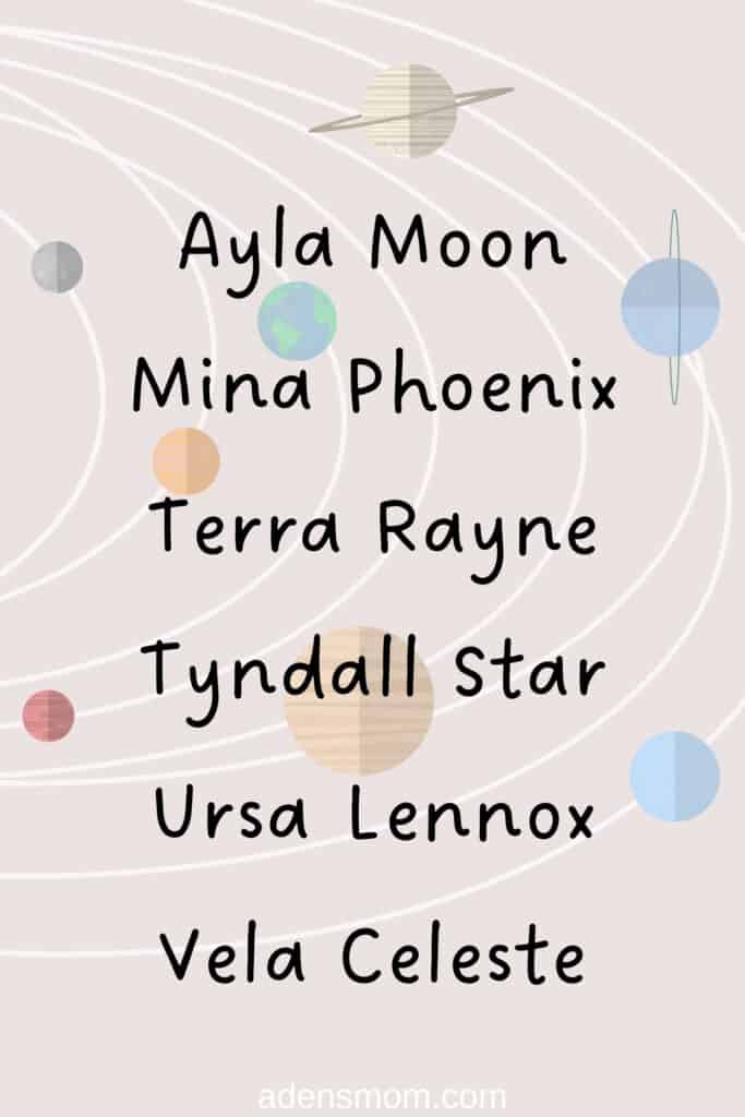 Space Names For Babies That Are Actually Cool In 2024