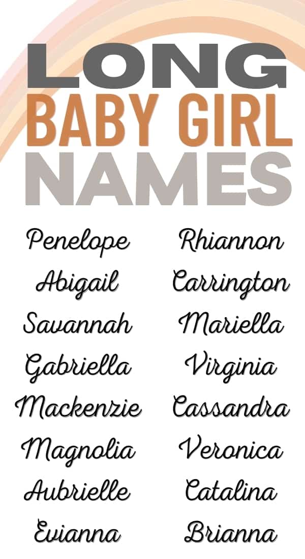 100 Gorgeous Long Girl Names That Are 7 Letters 2024 