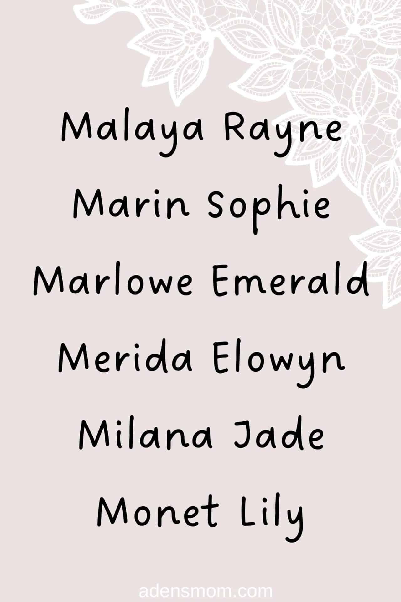 100+ Actually Cool Girl Names that Start with M [2025]