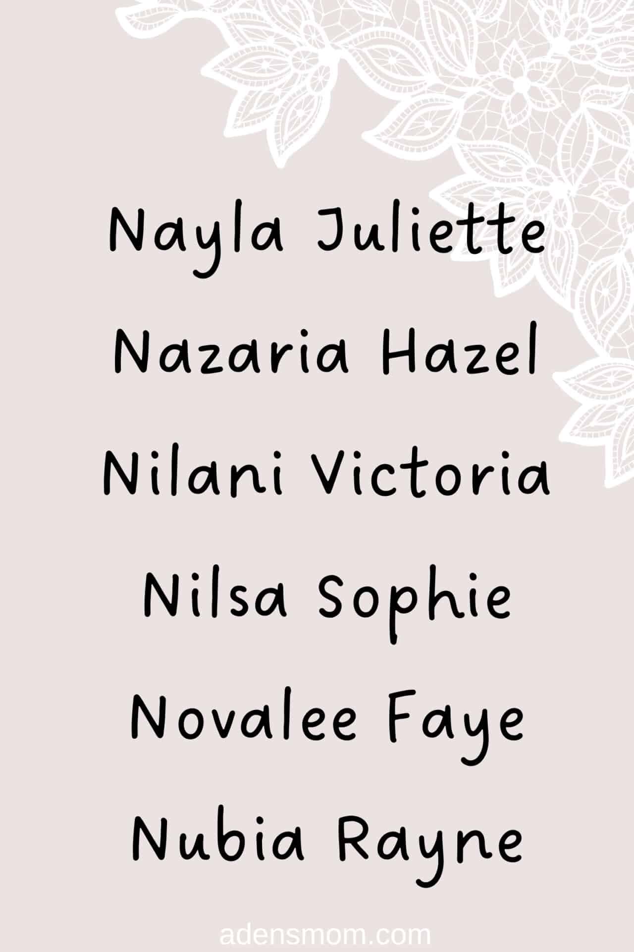 60+ Effortlessly Cool Girl Names that Start With N [2025]