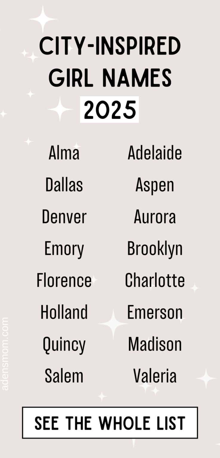 Trending City Names for Girls That'll Rule 2025