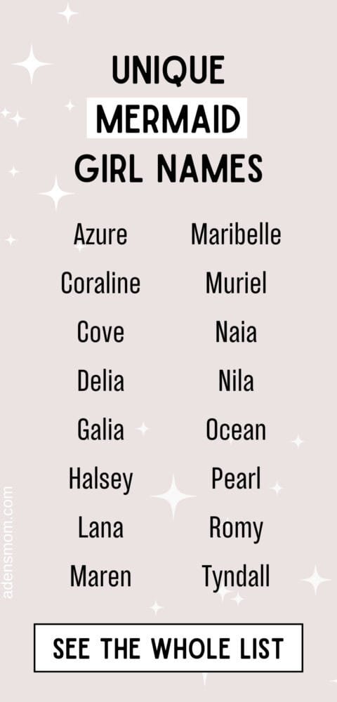 155 Spellbinding Mermaid Names for Girls (2025 Edition)