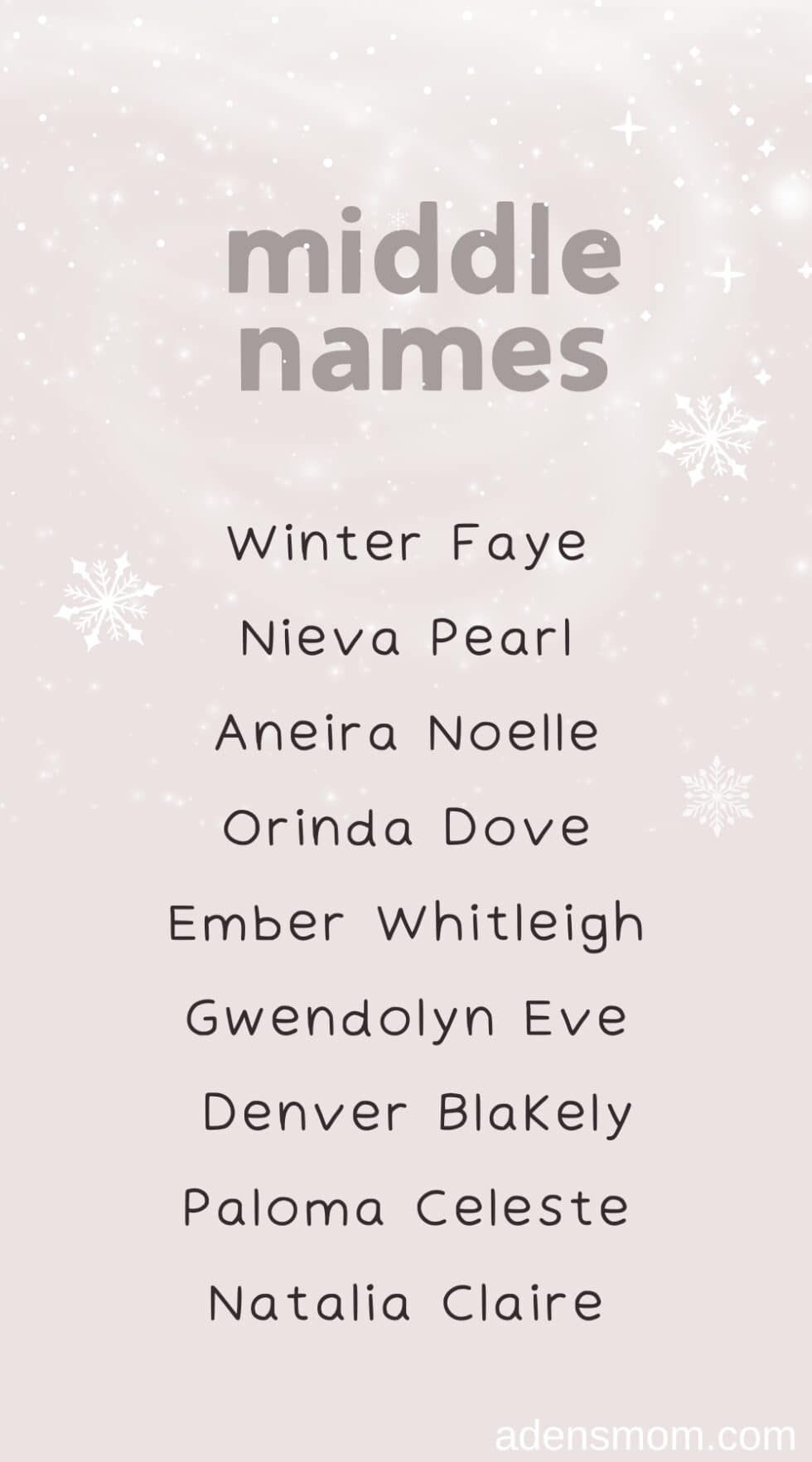 250+ Winter Names for Girls: Top Picks for 2025