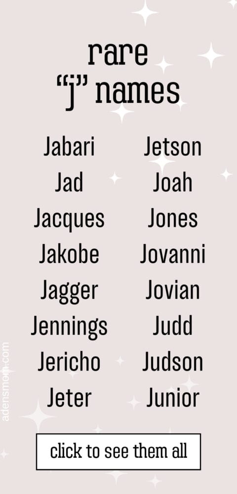 Boy Names that Start with J (100 Cool Ideas for 2026)