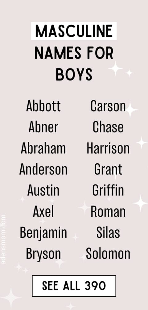 Strong Boy Names to Steal Before They Go Viral in 2025