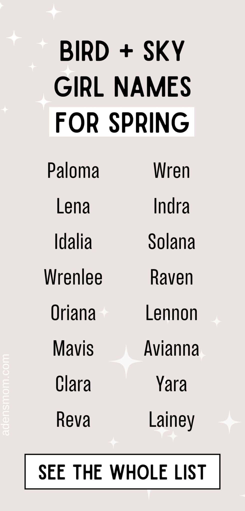 Bird Names for Girls: 100+ Ethereal Ideas for 2025